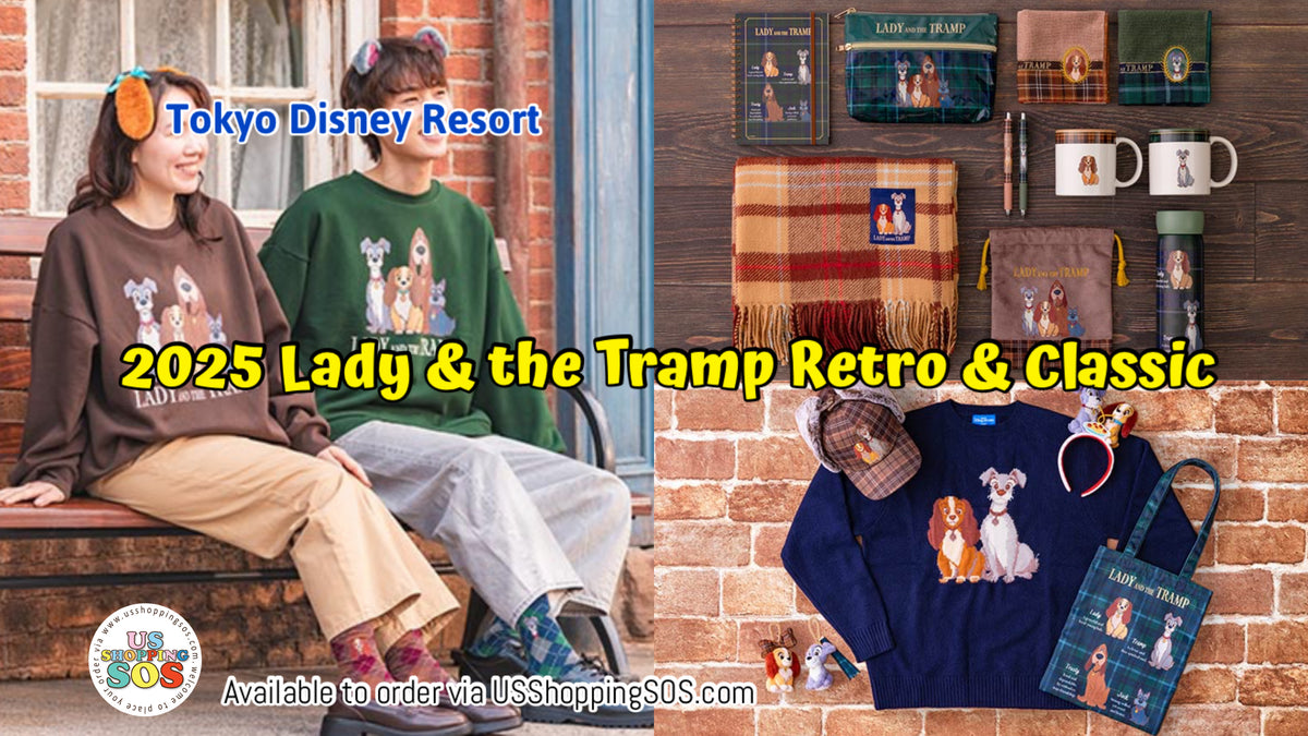 TDR 2025 Lady & the Tramp Retro & Classic" Collection — USShoppingSOS