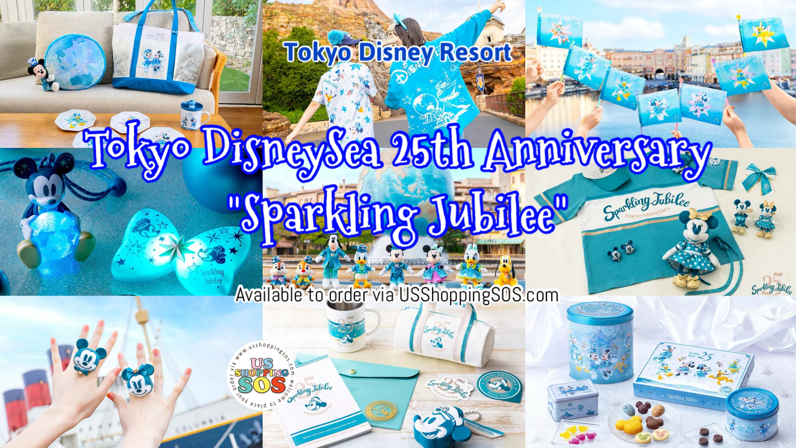 TDR Tokyo DisneySea 25th Anniversary "Sparkling Jubilee" Collection ...
