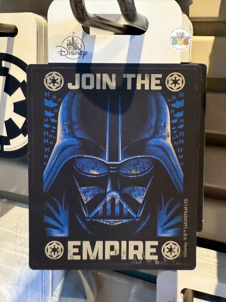 DLR/WDW - Vinyl Decals 2026 - Star Wars Darth Vader “Join the Empire ...