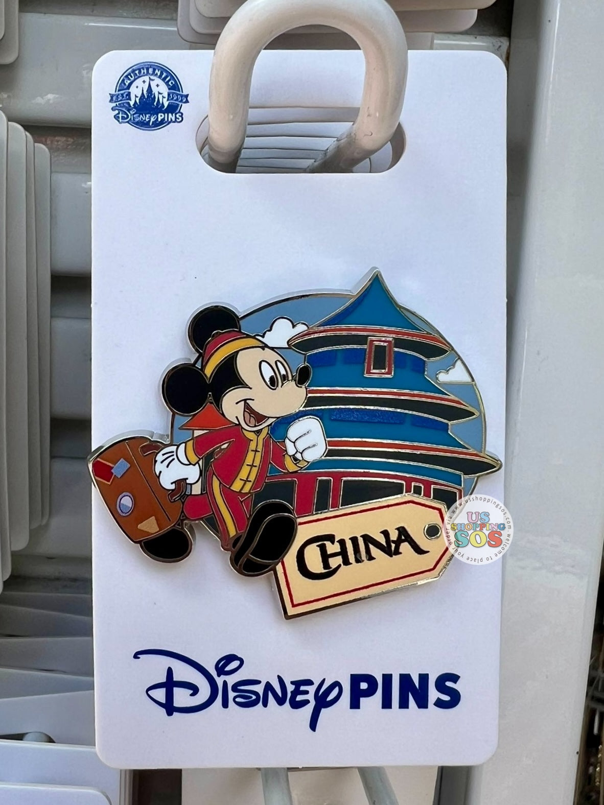 WDW - Mickey Travels Around the World - China Pin — USShoppingSOS