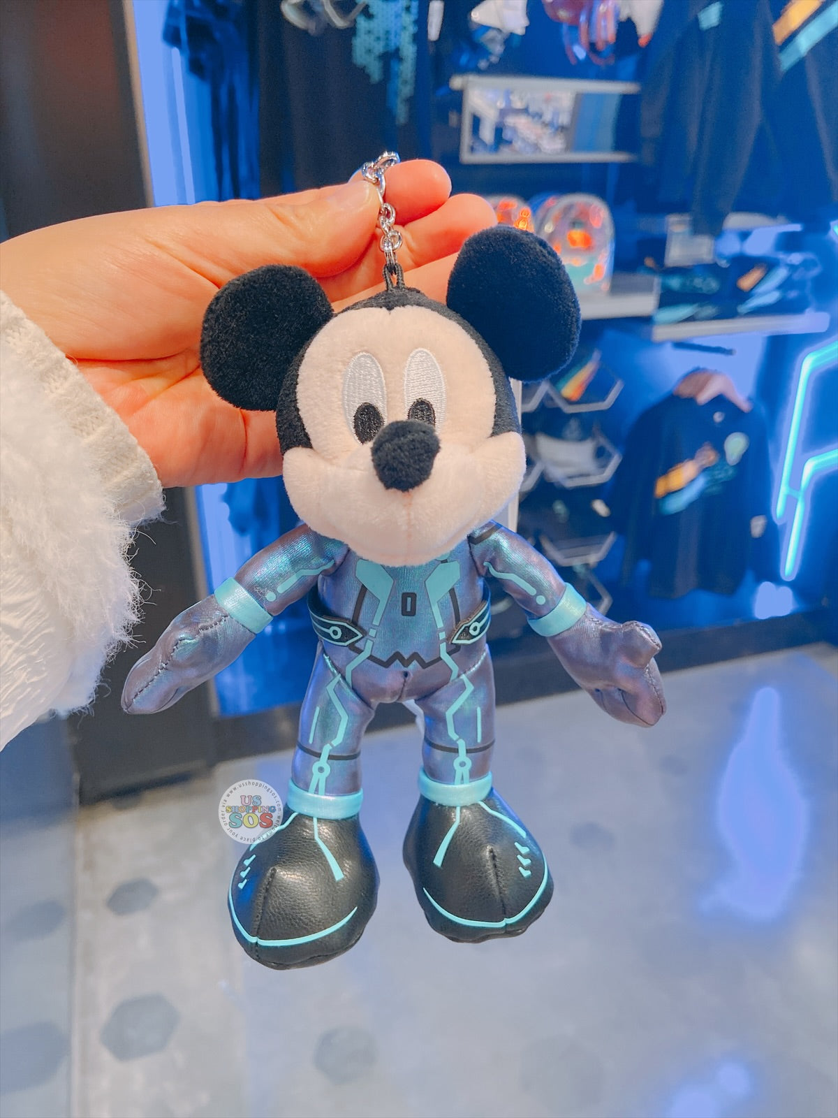 SHDL - Tron Collection - Mickey Mouse Plush Keychain — USShoppingSOS