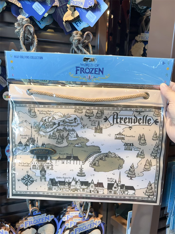 HKDL - World of Frozen Map for Pins Collection — USShoppingSOS