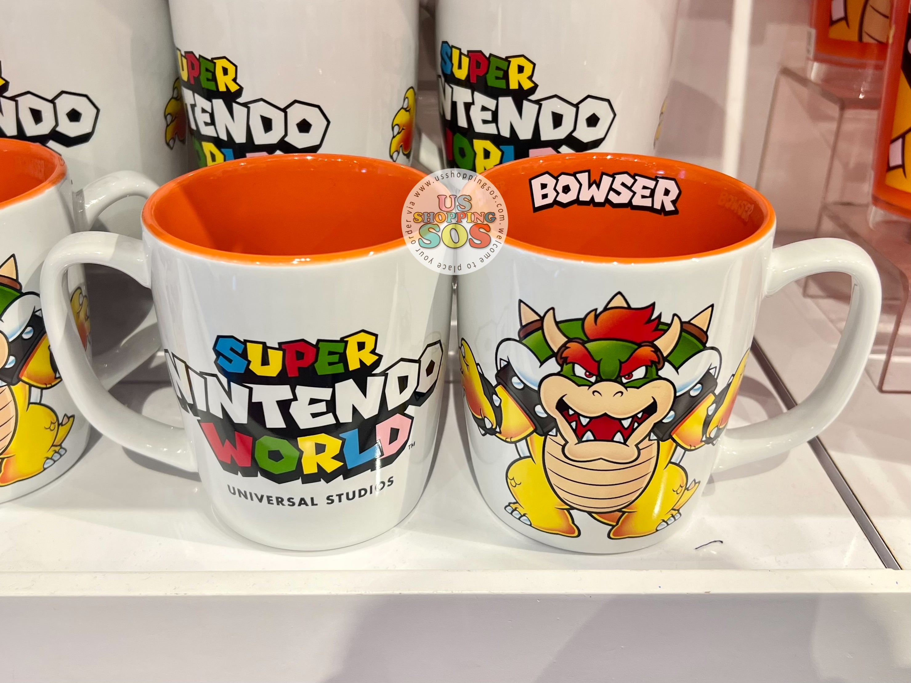 Universal Studios - Super Nintendo World - Bowser Big Face Ceramic Mug ...