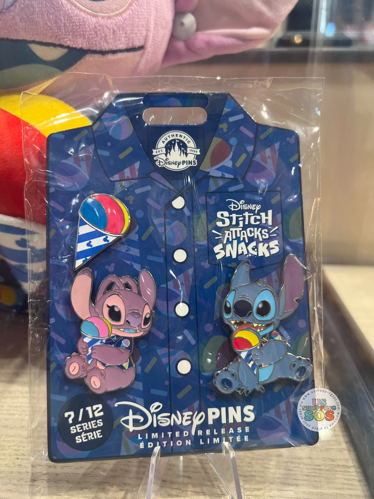 DLR/WDW - Stitch Attacks Snacks Limited Released Disney Pin Set - 7/12 ...