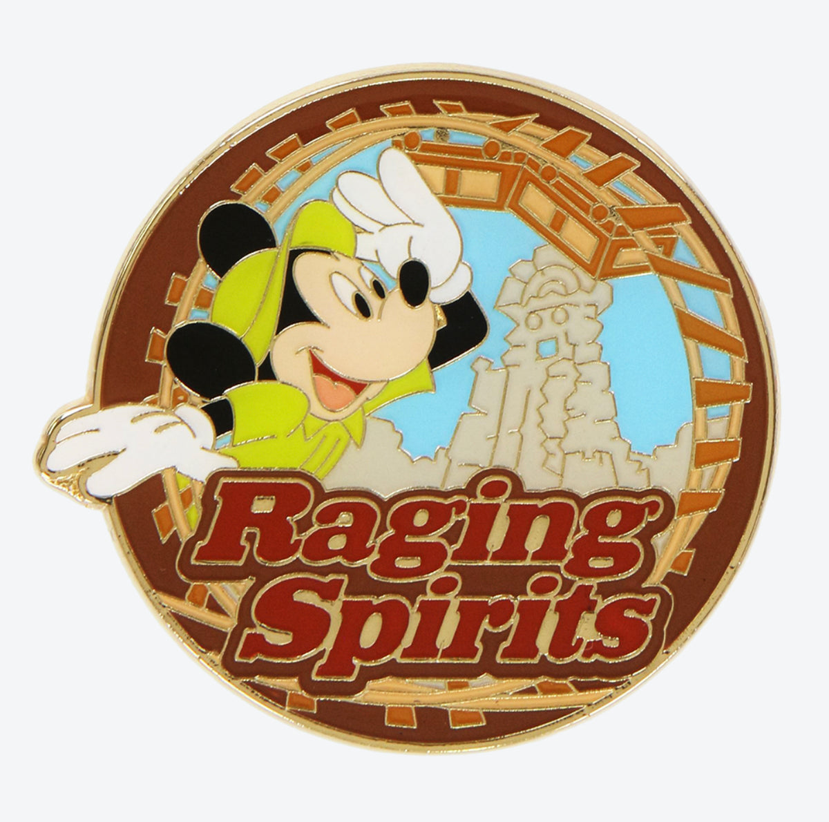 TDR - Mickey Mouse Raging Spirits Pin Badge — USShoppingSOS