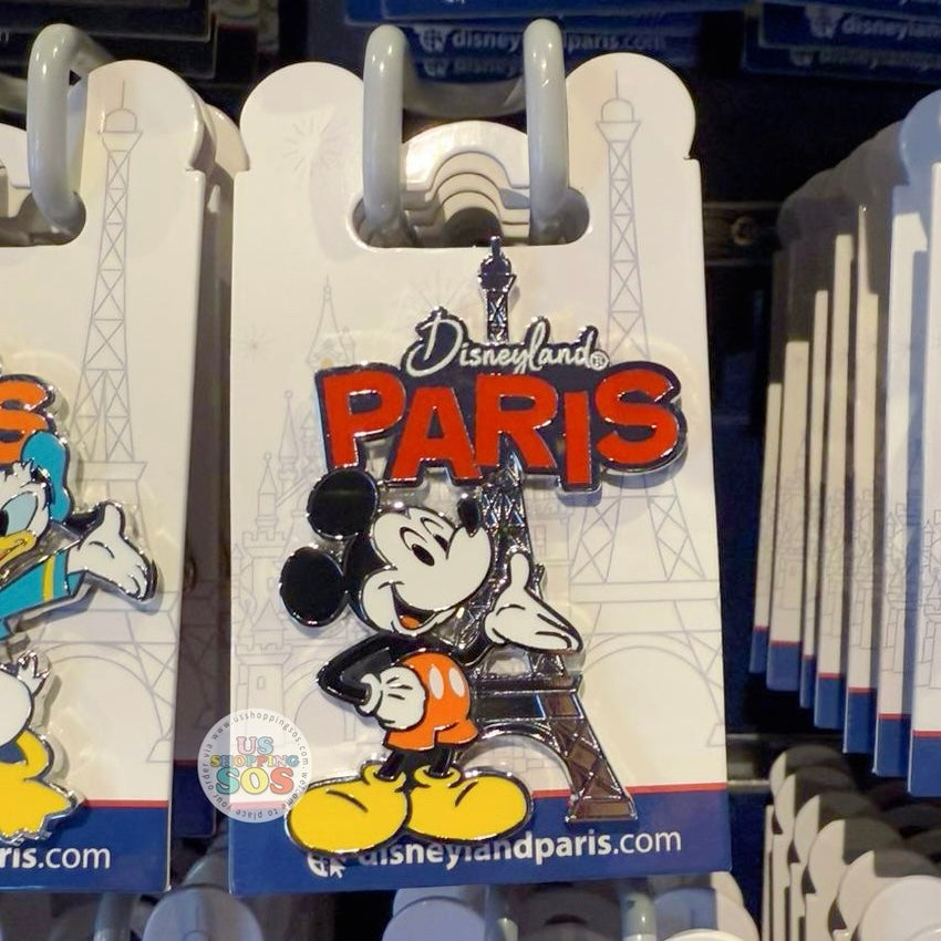 DLP - Disneyland Paris Mickey Mouse & Eiffel Tower Pin Badge — USShoppingSOS