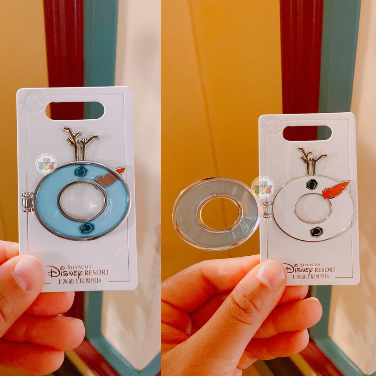 SHDL - Disney Character English Alphabet ‘O’ Olaf Pin — USShoppingSOS