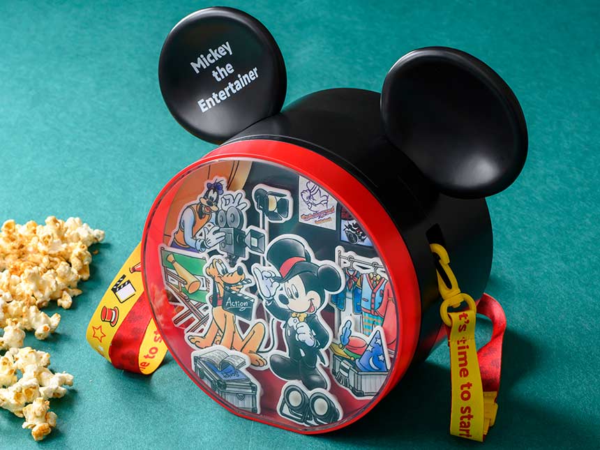 TDR - Mickey Mouse, Pluto & Goofy "Mickey the Entertainer" Popcorn Buc ...