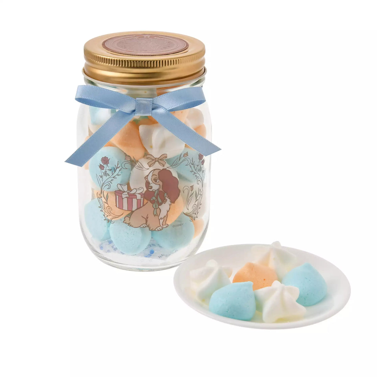 JDS - Ever Green Lady Meringue Cookies in a Jar with Ribbon — USShoppingSOS