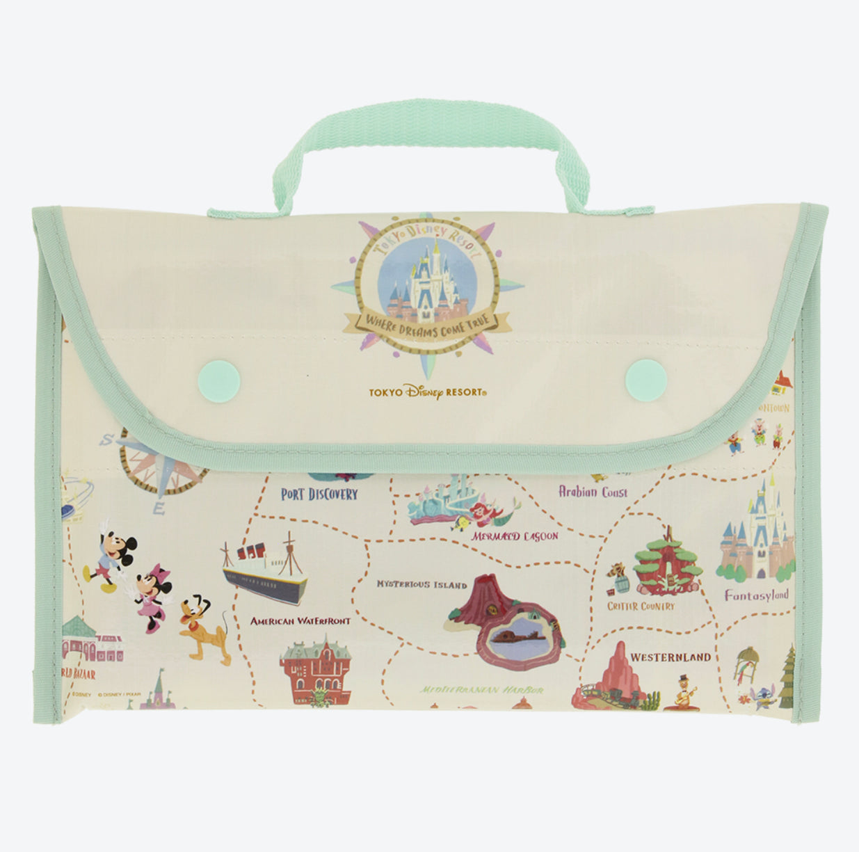 TDR - Tokyo Disney Resort "Park Map Motif" Collection - Picnic Sheet ...