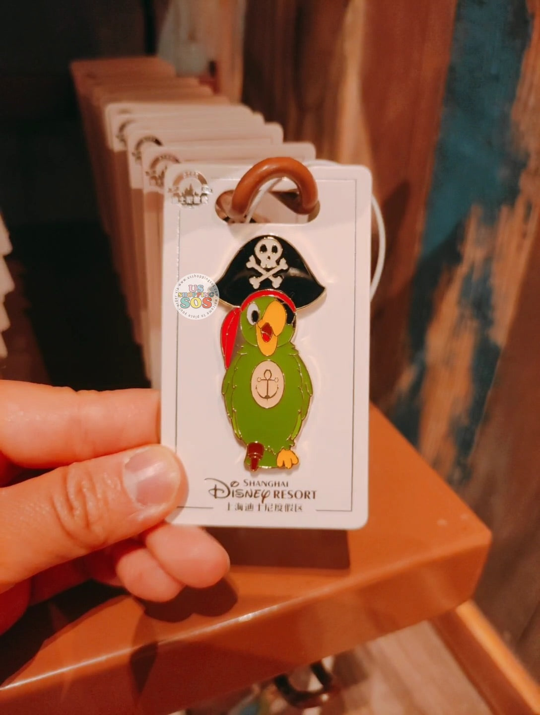 SHDL - Pirates of the Caribbean Barker Bird Pin Badge — USShoppingSOS