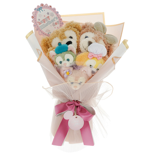 HKDL - Duffy and Friends Hand Puppet Plush Mother's Day Bouquet ...