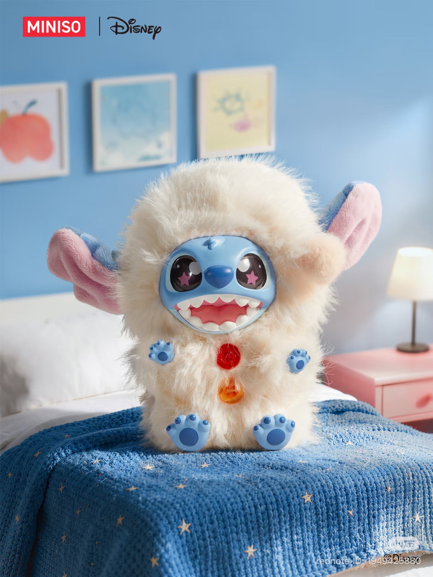 MINISO China - Stitch "Hit Snooze" Vinyl Plush Keychain Blind Box (Rel ...