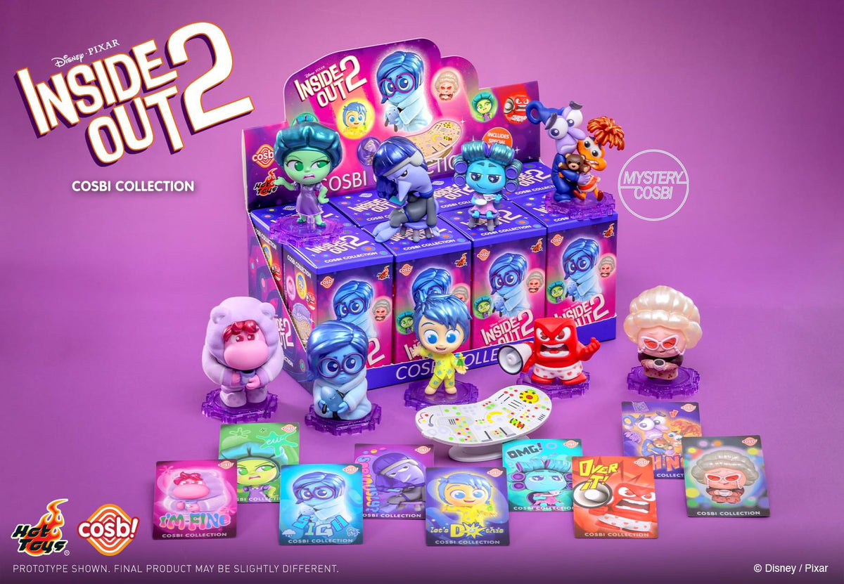 Hottoys Cosbi inside Out 2 ‘Pajama Party’ Mystery Figure Box ...