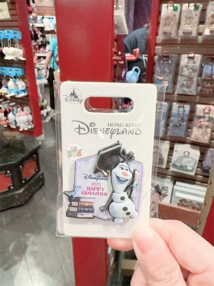 HKDL - Frozen Olaf & Bruni Graduation Day 2025 Pin — USShoppingSOS