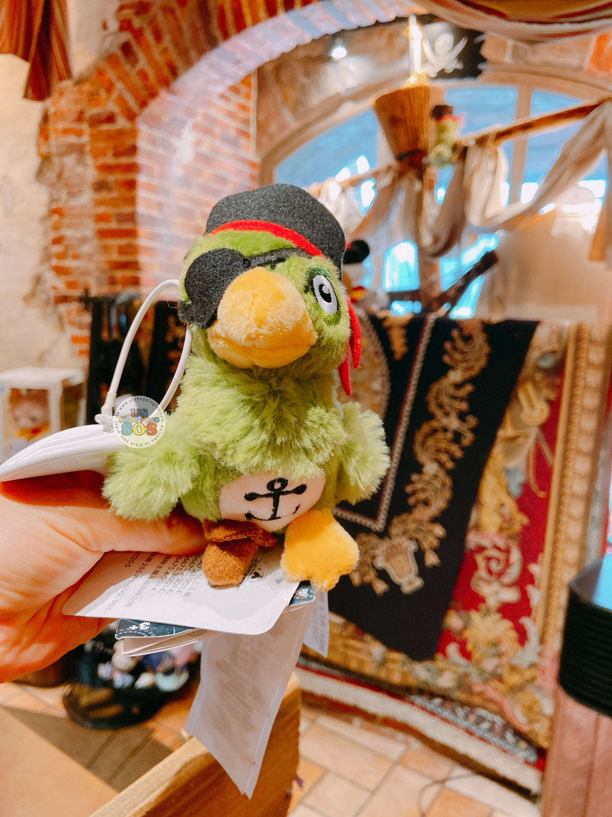 SHDL - Pirates of the Caribbean Barker Bird Shoulder Plush Toy ...