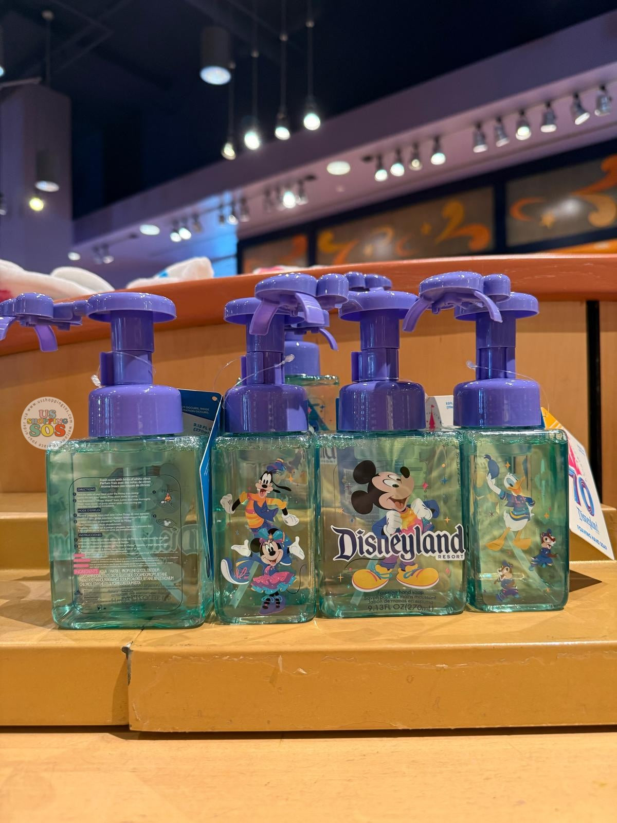 DLR - Disneyland 70th Celebration - Mickey Mouse Foaming Hand Soap Dis ...