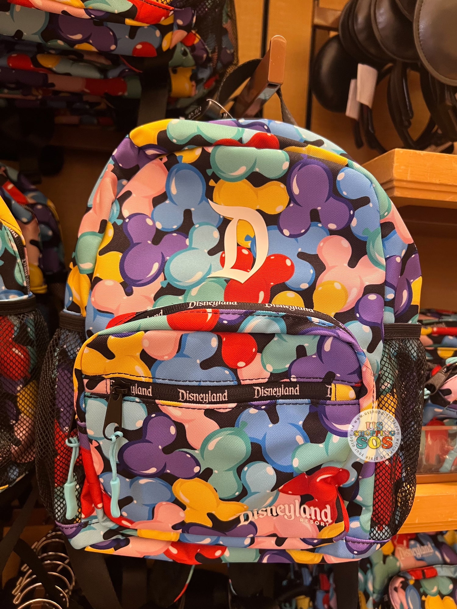 DLR/WDW - Color Mickey Balloon Headband Friendly Mini Backpack ...