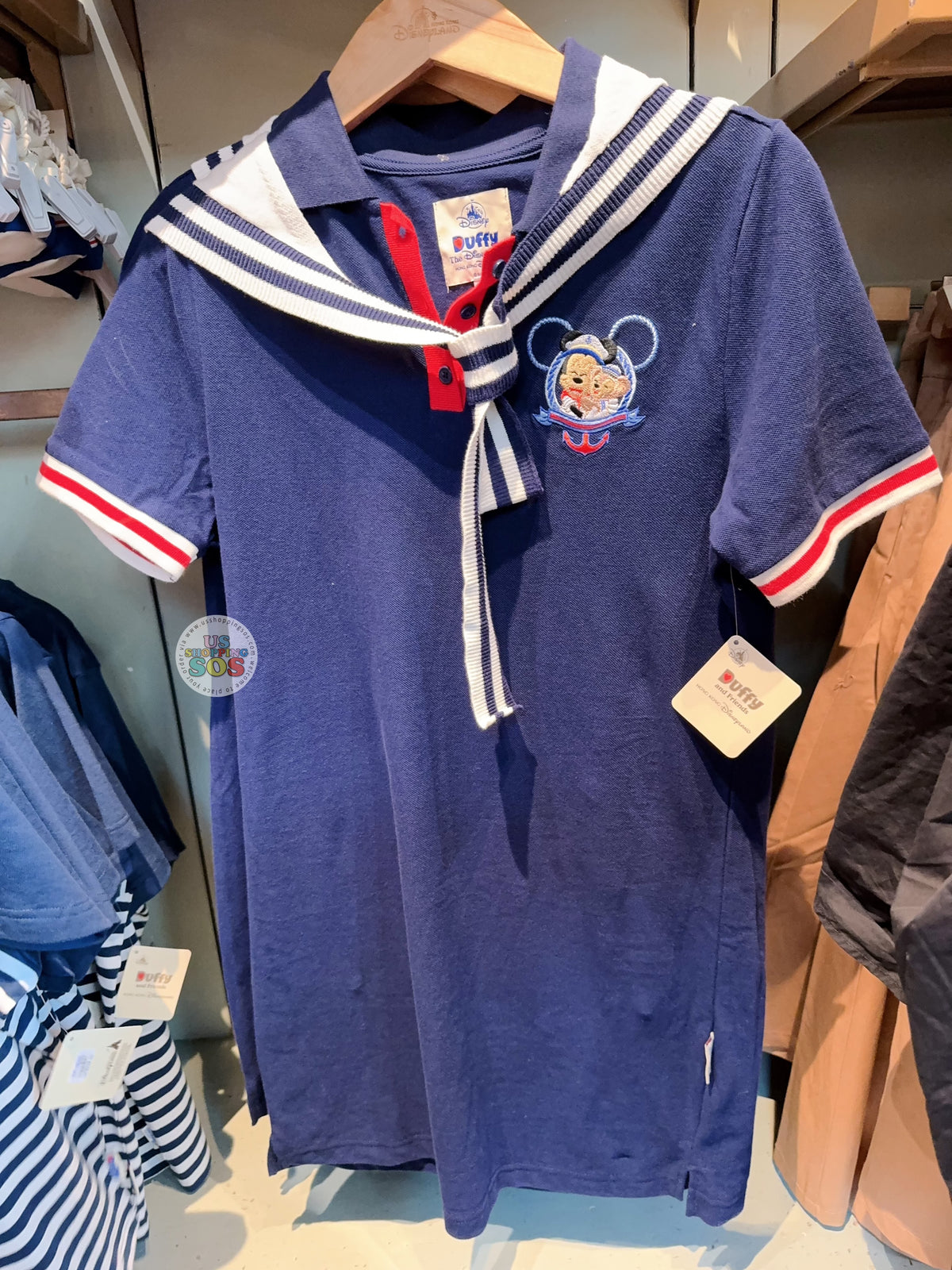 HKDL - Duffy & Mickey Mouse Coastal Days x Skirted T-Shirt Dress for W ...