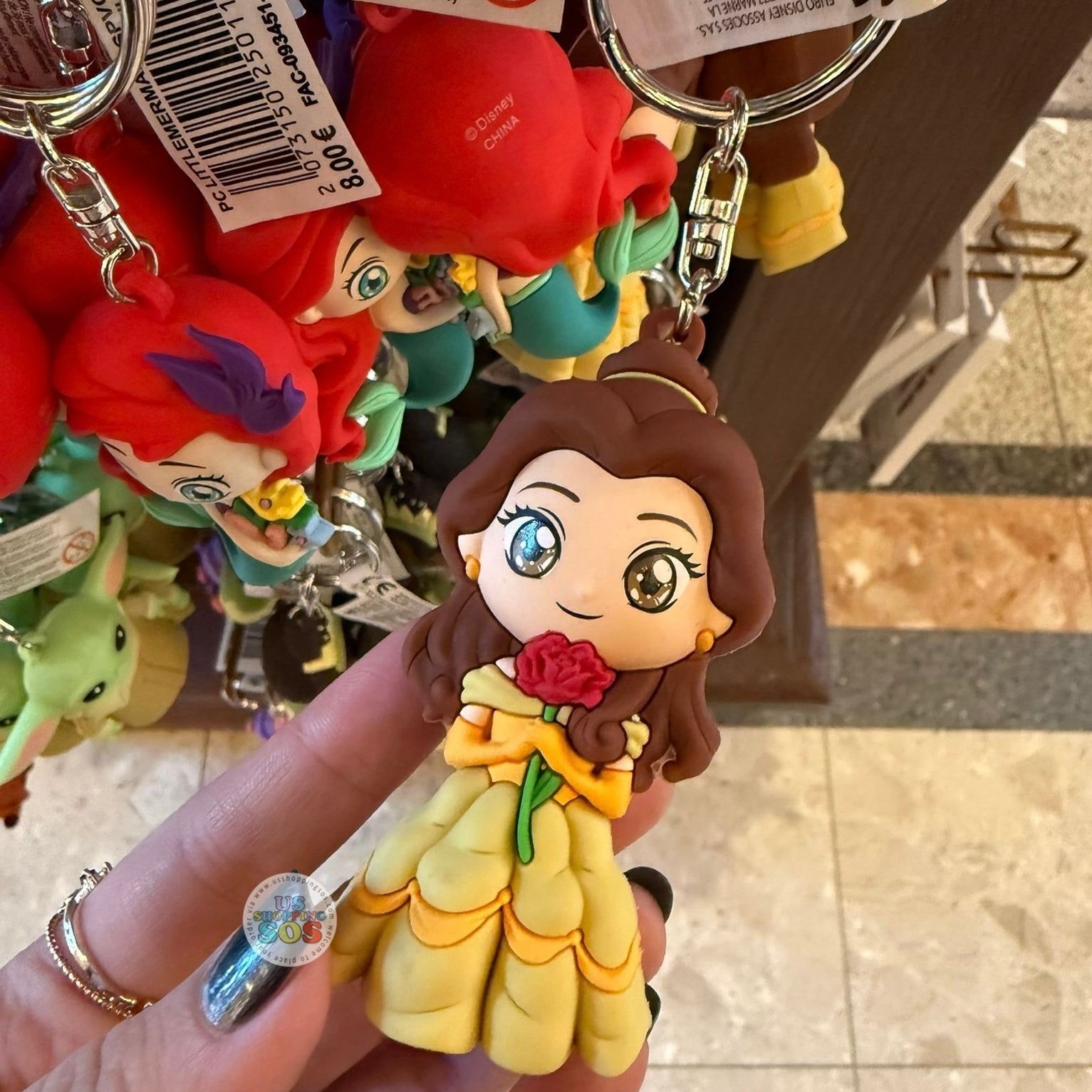 DLP - Disney Princess 3D Keychain x Belle — USShoppingSOS