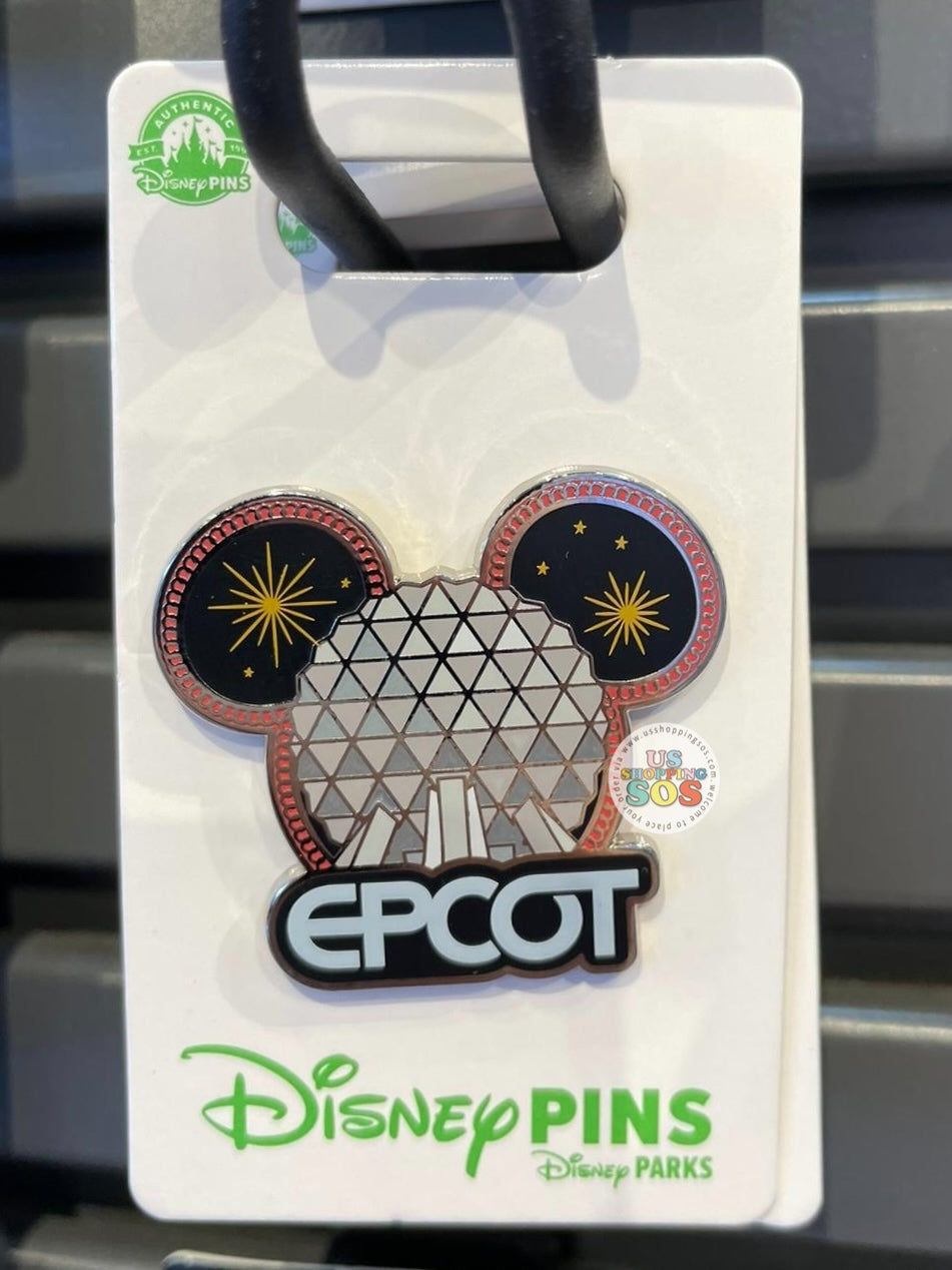WDW - Disney Park Icons - Mickey Icon Spaceship Earth “Epcot” Pin ...