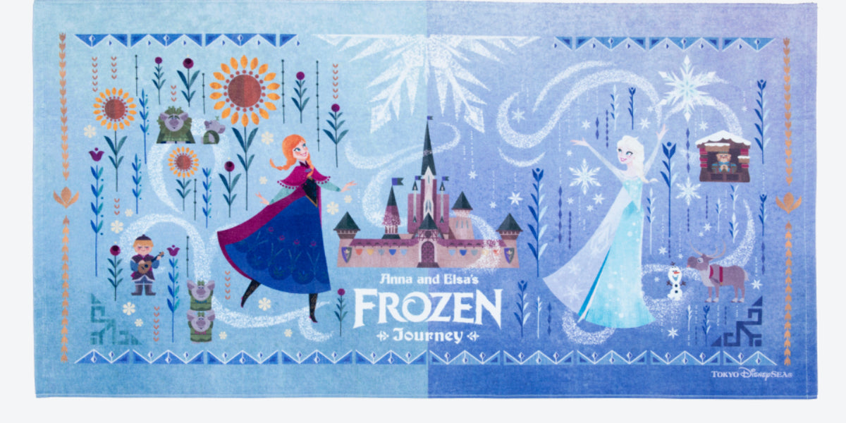 TDR - Fantasy Springs Anna & Elsa Frozen Journey Collection x Bath Tow ...