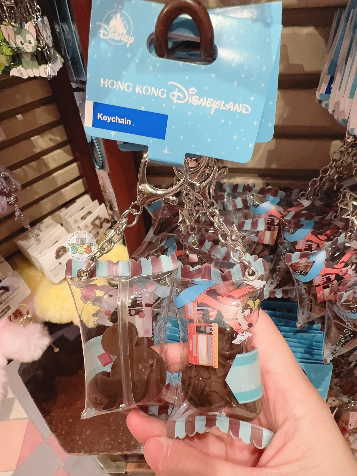 HKDL - Goofy ‘Candy’ Shaped Keychain — USShoppingSOS