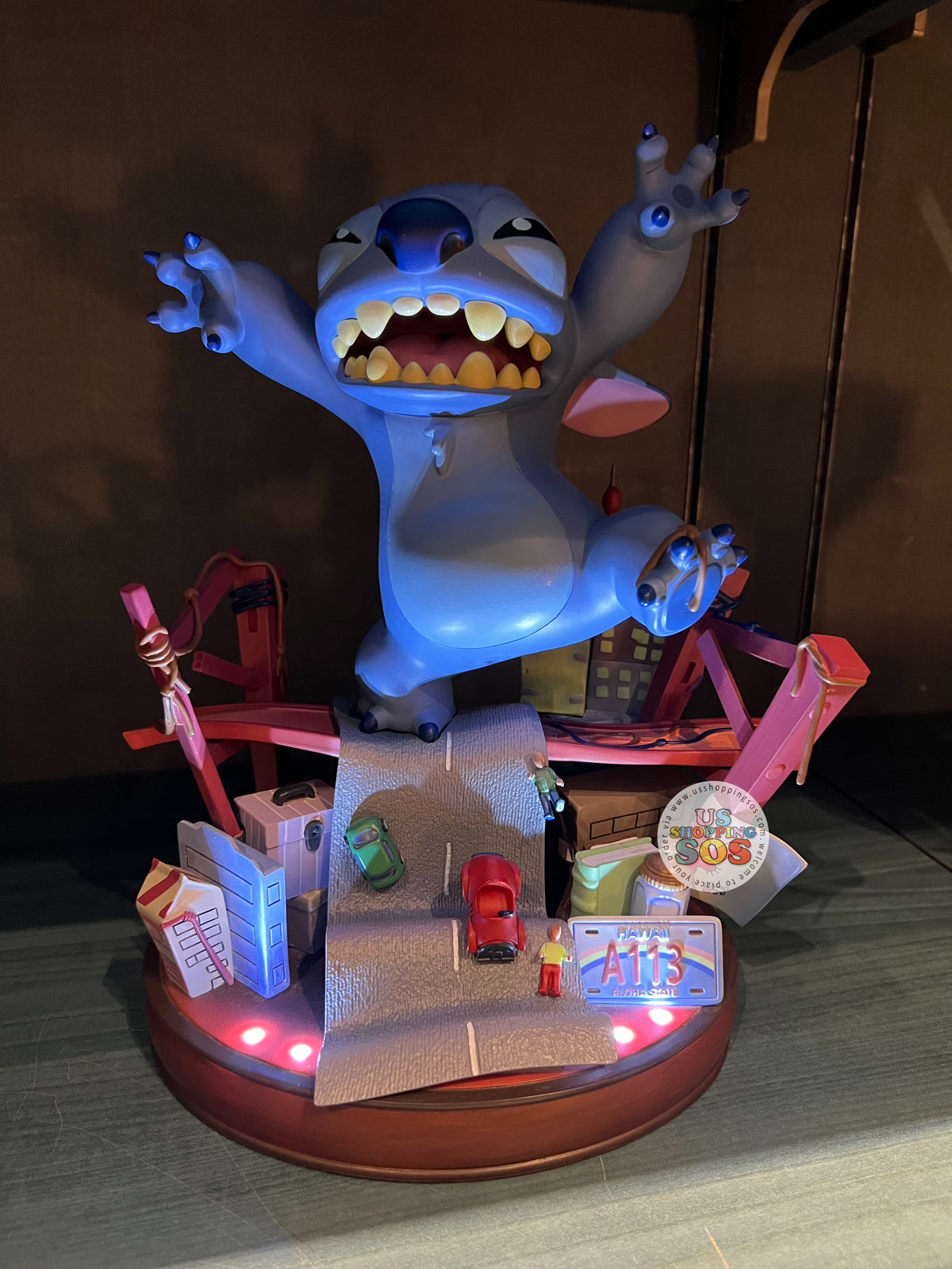DLR/WDW - Lilo & Stitch - Stitch Attacks the City Light-Up Medium Figu ...