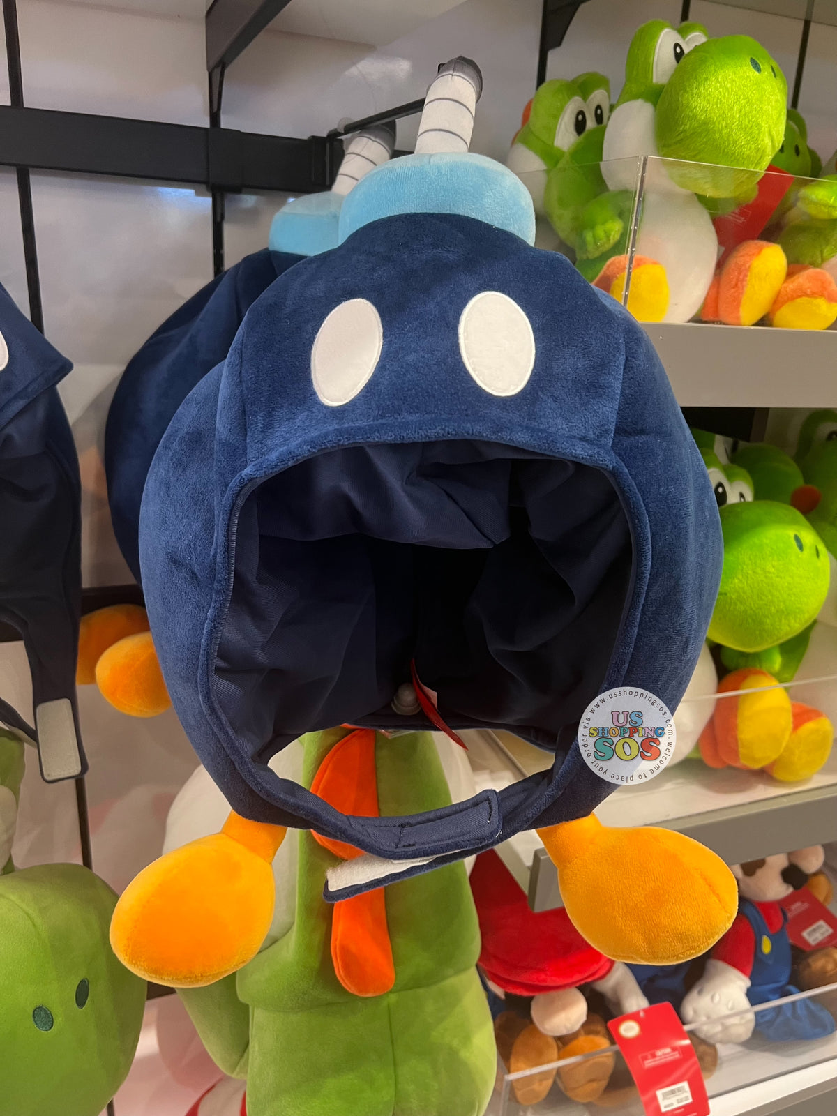 Universal Studios - Super Nintendo World - Bob-Omb Plush Hat ...