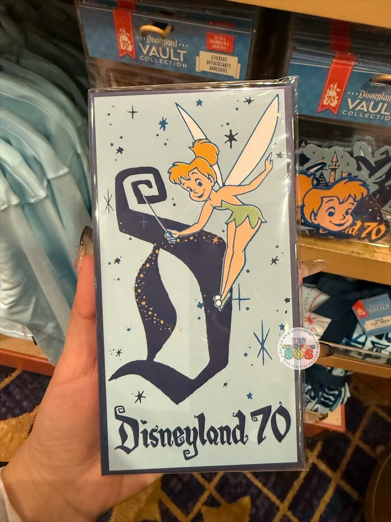 DLR - Disneyland 70th Tinker Bell - Sticky Note Set — USShoppingSOS