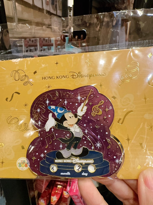 HKDL - Mickey Mouse "Mickey's PhilharMagic" Pin Badge with Movable Mon ...