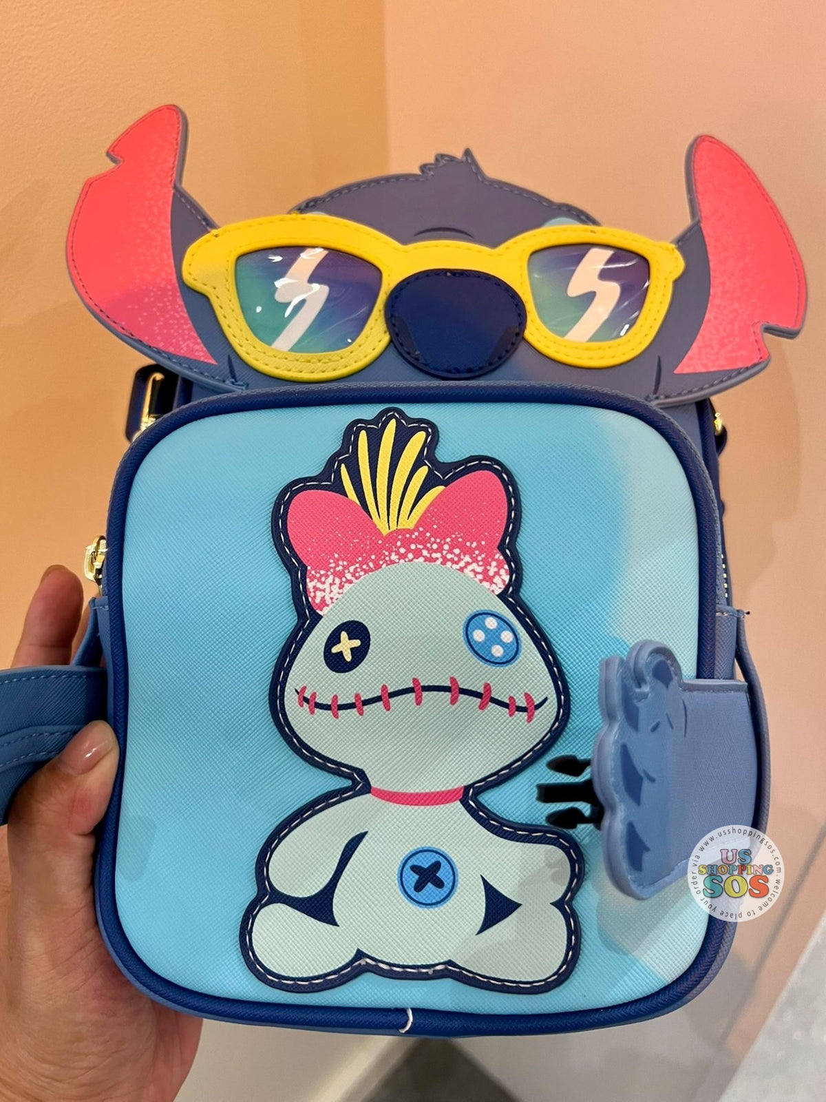 DLR/WDW - Lilo & Stitch - Loungefly Stitch & Scrump Hug Hug Crossbody ...