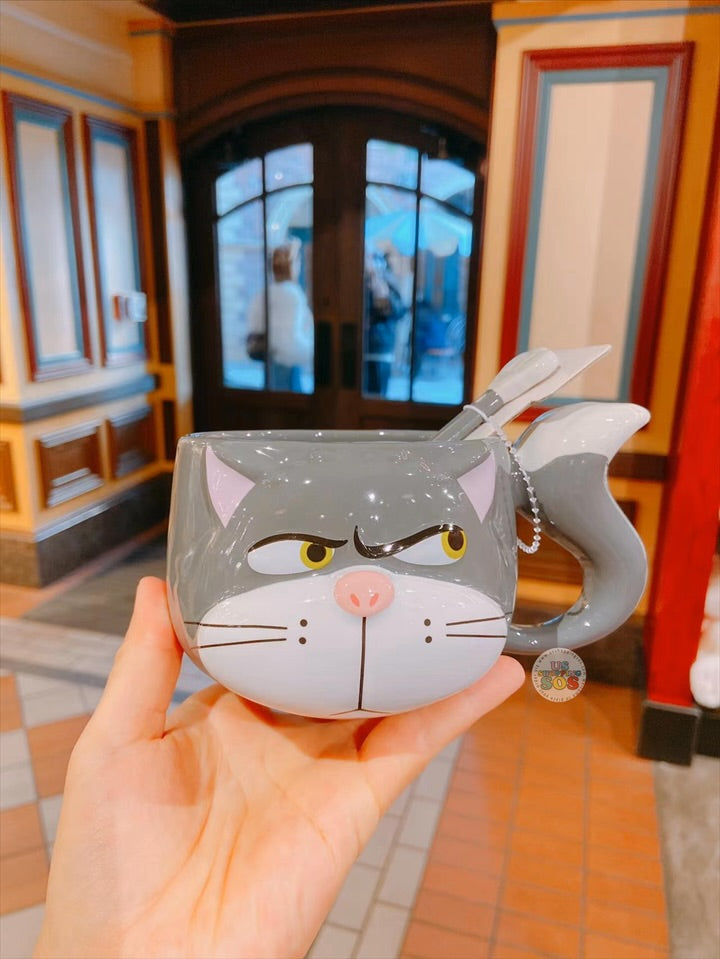 SHDL - Disney Cats "Paw Paw" Party x Lucifer Mug & Spoon Set ...