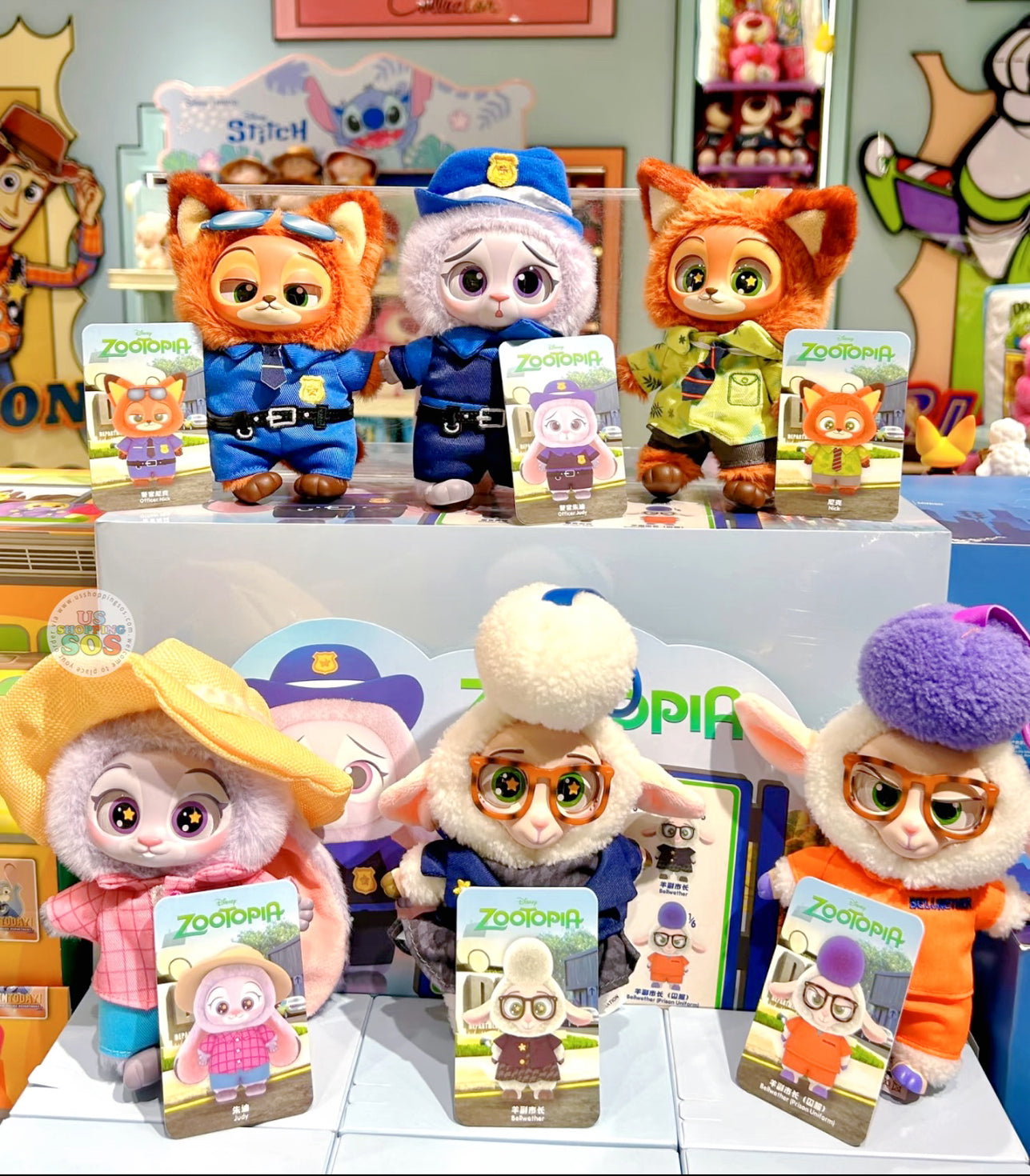 MINISO - Zootopia Vinyl Plush Pendant Mystery Blind Box (Restock Date ...