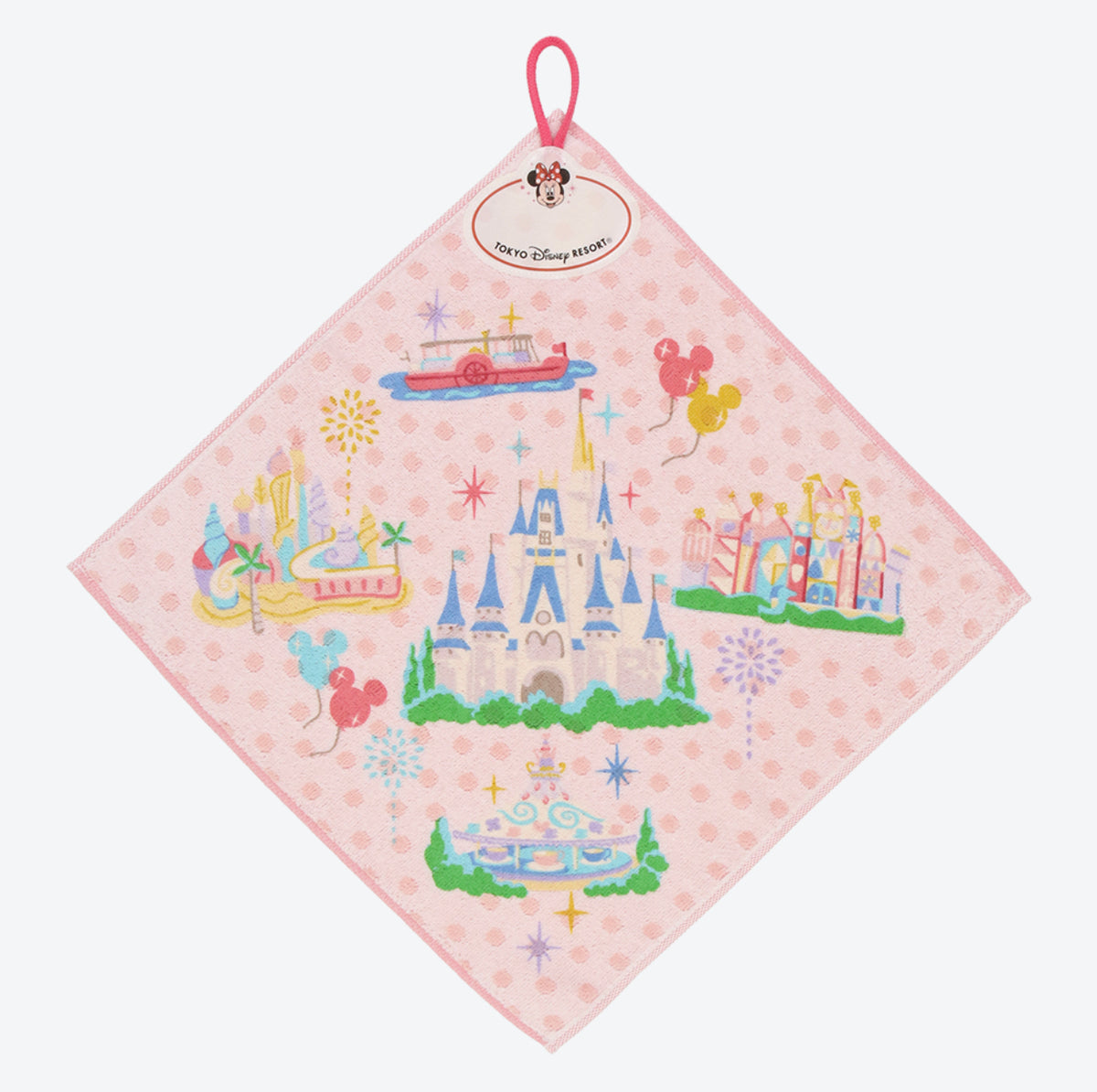 TDR - Tokyo Disney Resort & Minnie Mouse Small Towels with Hanging Loo ...