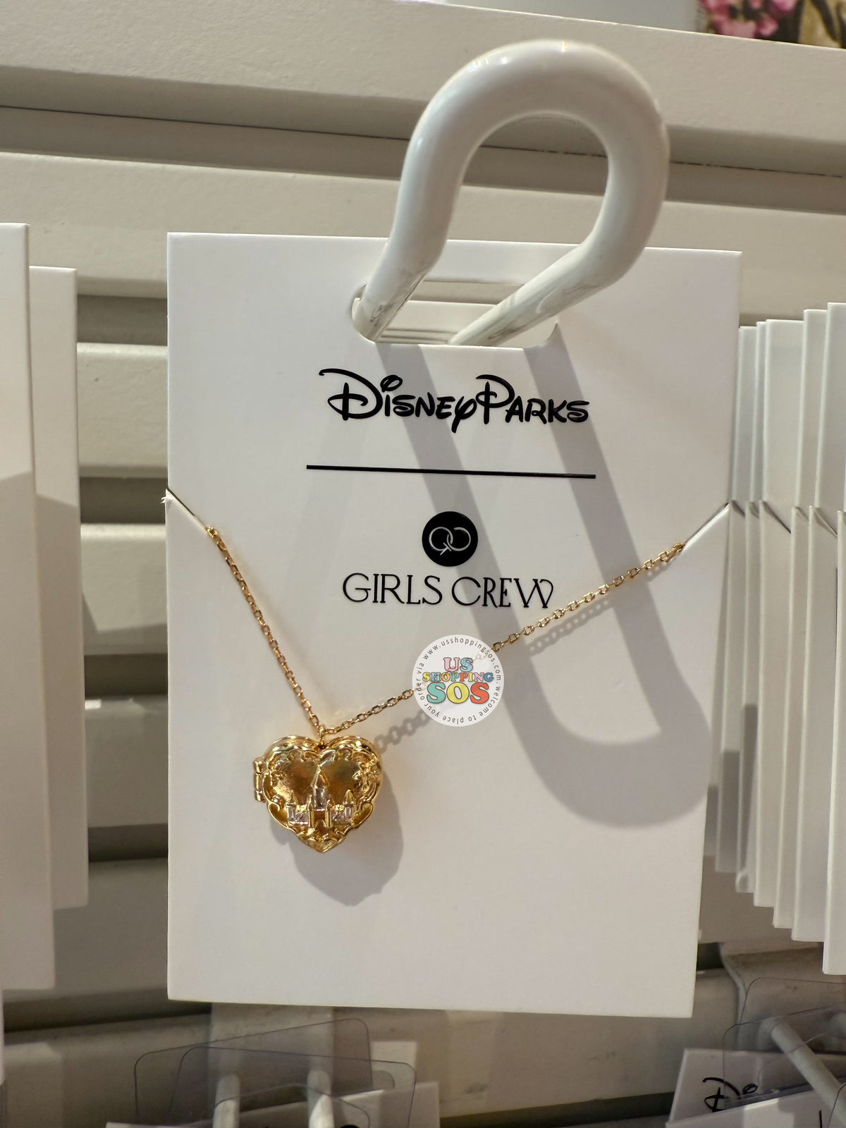 DLR/WDW - Girls Crew Castle in my Heart Necklace — USShoppingSOS