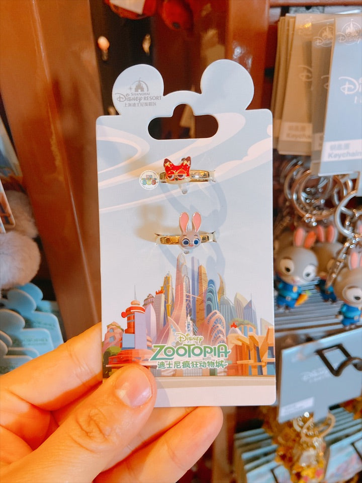 SHDL - Zootopia x Judy Hopps & Nick Wilde Rings Set — USShoppingSOS