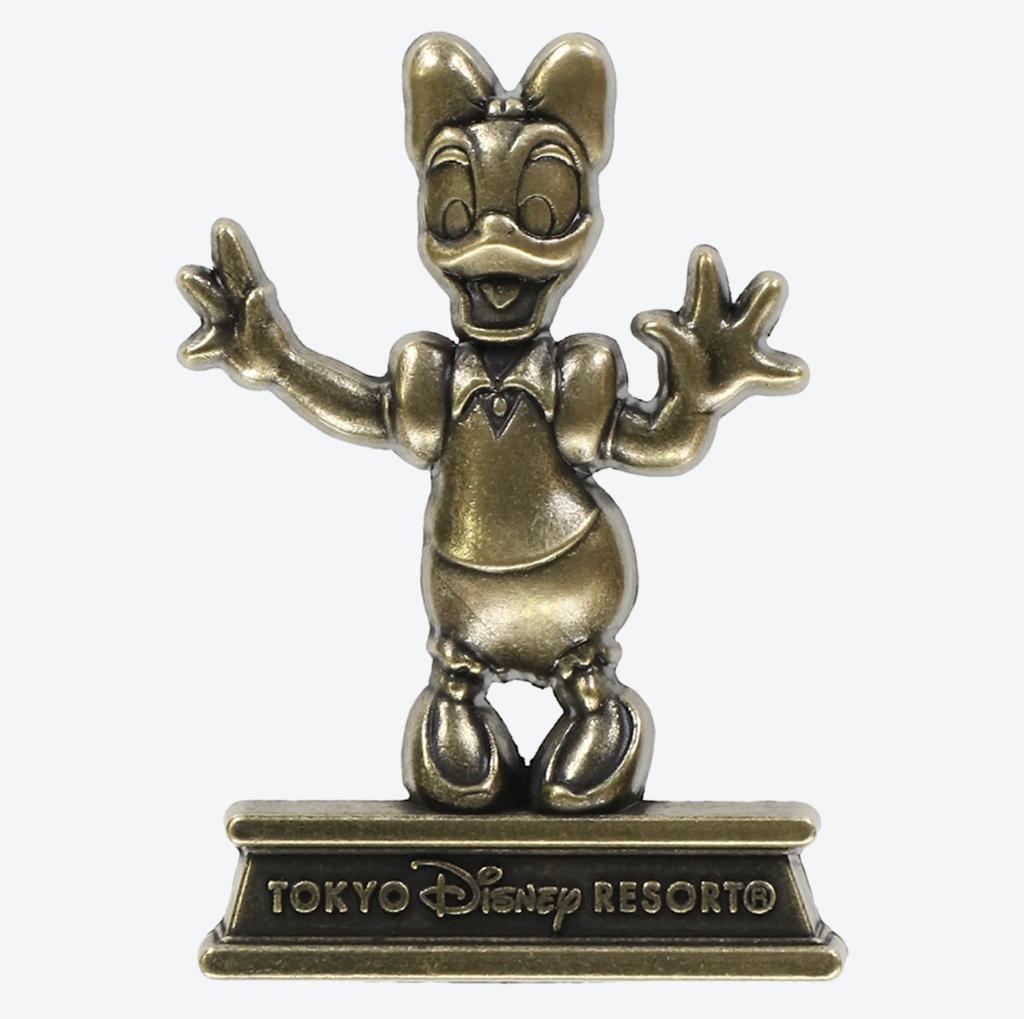 TDR - Daisy Duck "Bronze Statue" Shapedn Pin (Release Date: July 20 ...