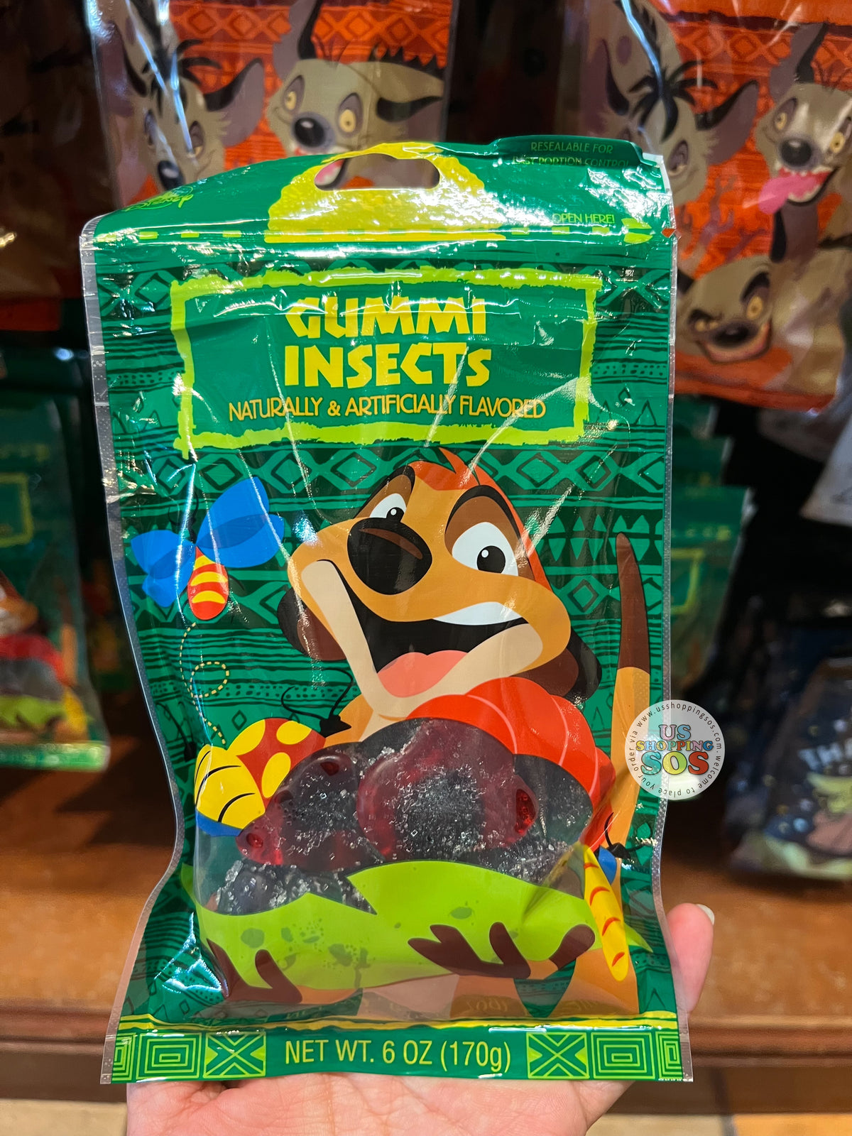 DLR - Lion King Timon Gummi Insects — USShoppingSOS