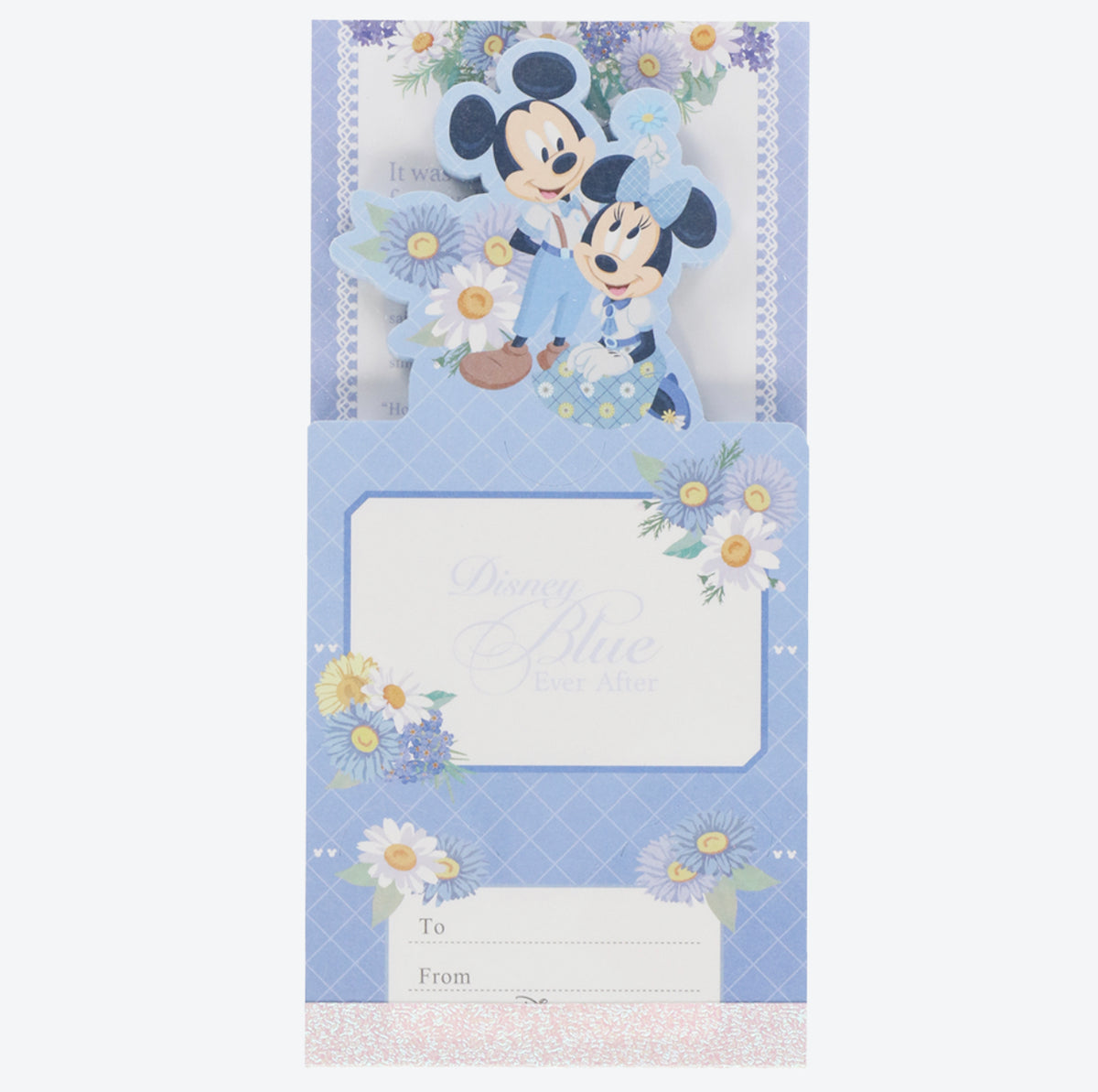 TDR - Disney Blue Ever After Collection - Mickey & Minnie Mouse Memo C ...