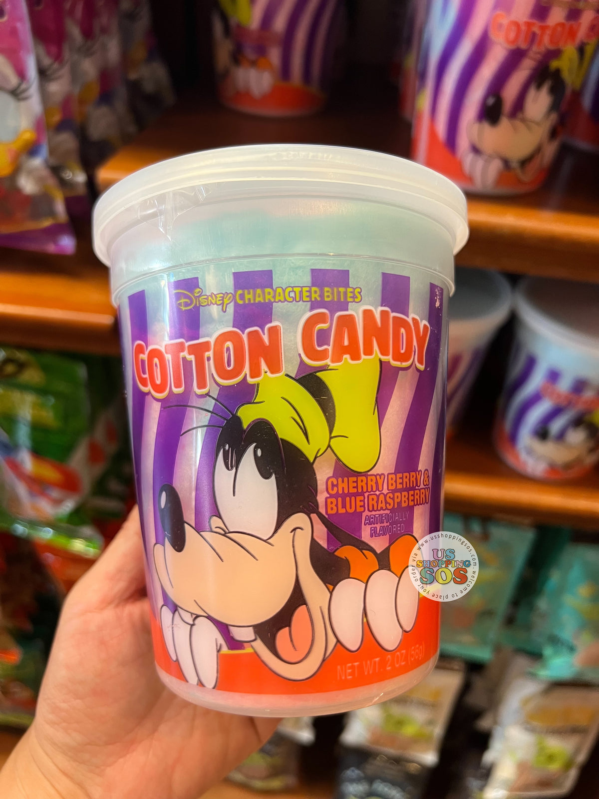 DLR - Disney Character Bites - Goofy Cherry Berry & Blue Raspberry Cot ...