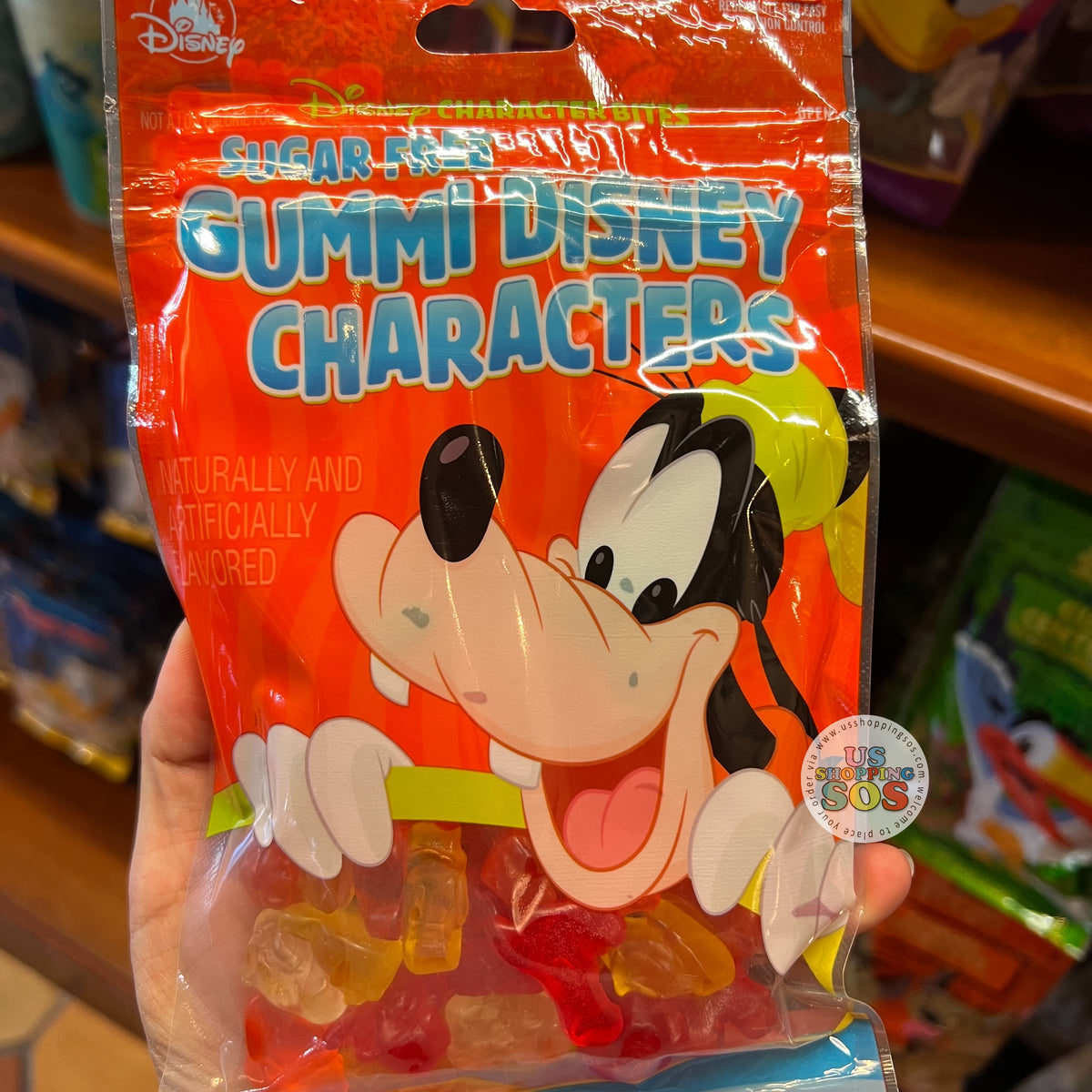 DLR - Disney Character Bites - Goofy Sugar Free Gummi Disney Character ...