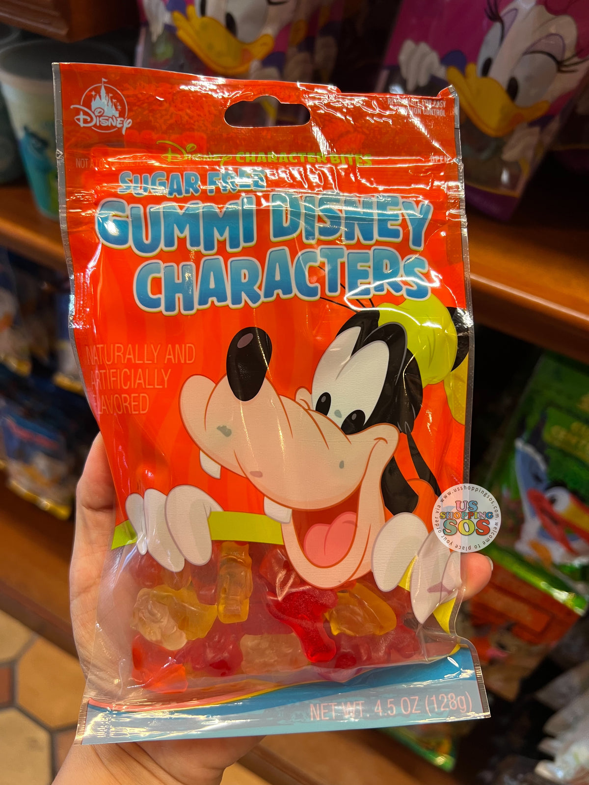 DLR - Disney Character Bites - Goofy Sugar Free Gummi Disney Character ...