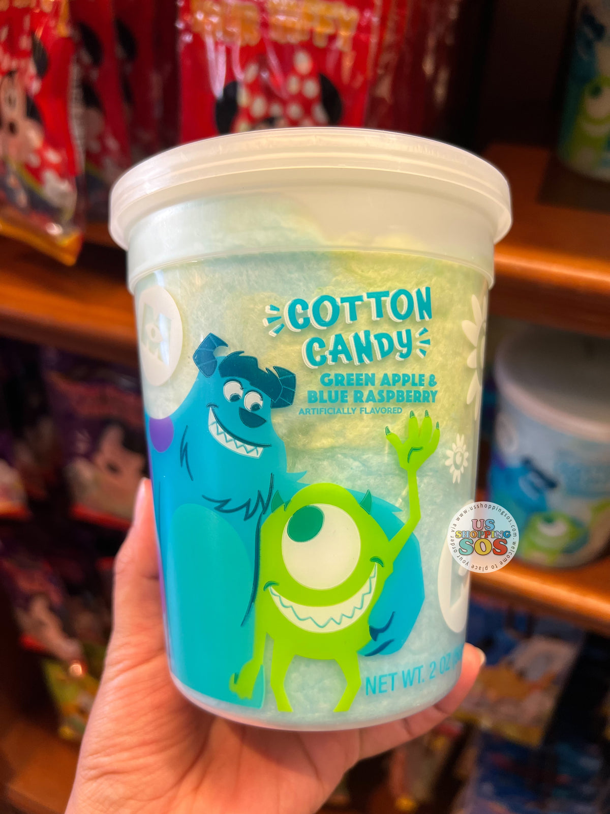 DLR - Disney Character Bites - Sulley & Mike Green Apple & Blue Raspbe ...