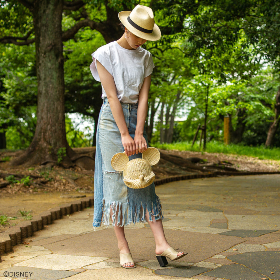 Japan Exclusive - Mickey Mouse Rattan Bag — USShoppingSOS