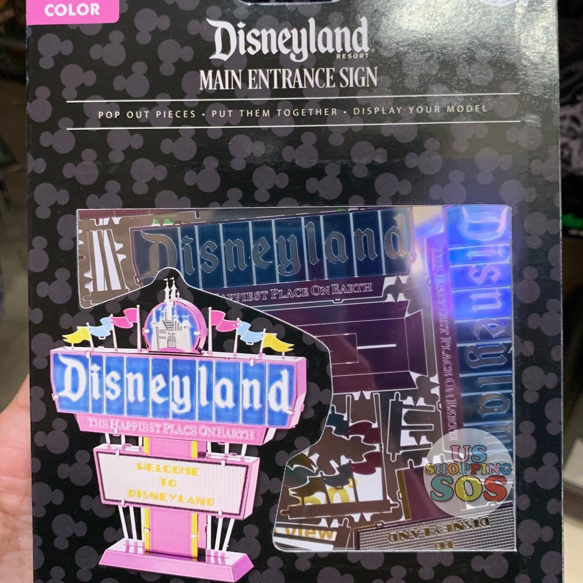 DLR - Metal Earth 3D Model Kit - Main Entrance Sign — USShoppingSOS