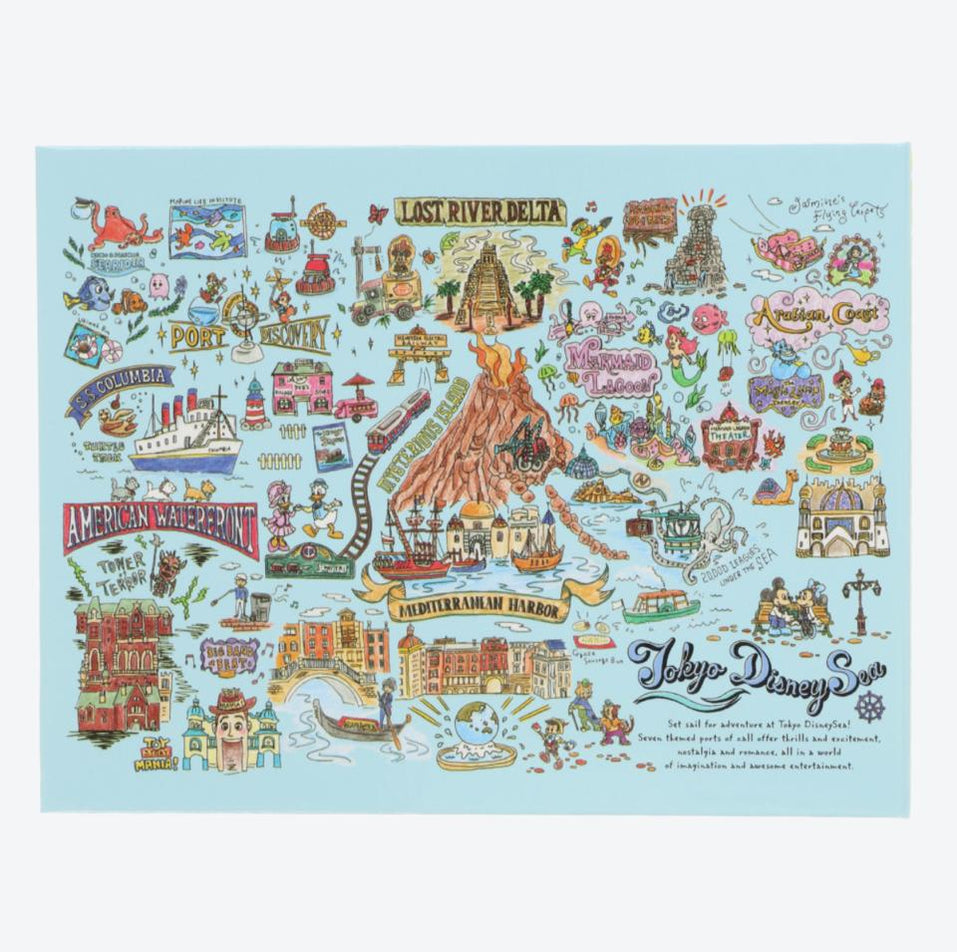 TDR - Tokyo Disney Resort Fun Map Collection - Autograph book ...