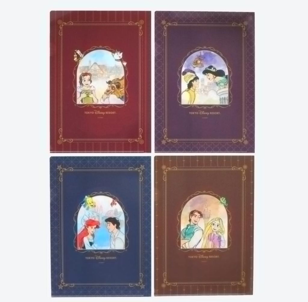 TDR - Disney Story Princess & Prince A4 Clear Files Set — USShoppingSOS