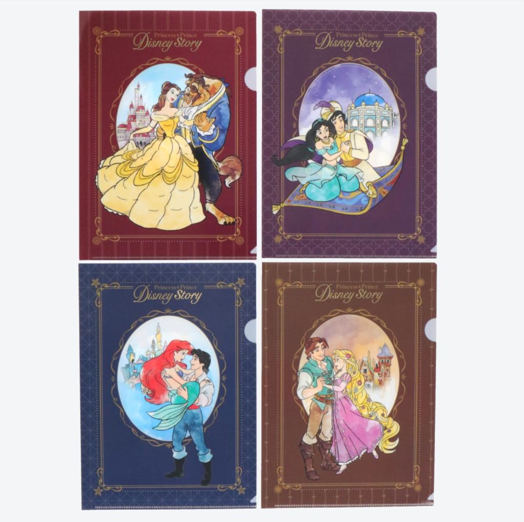 TDR - Disney Story Princess & Prince A4 Clear Files Set — USShoppingSOS