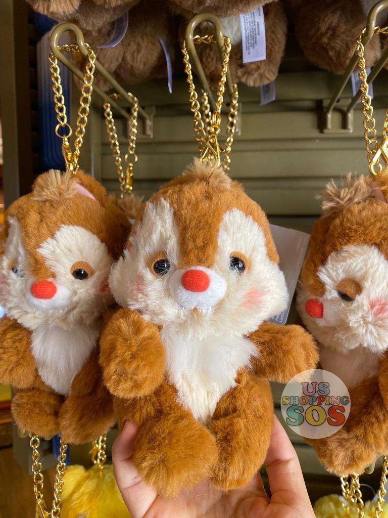 HKDL - Pastel Color Fluffy Plush Keychain x Dale — USShoppingSOS